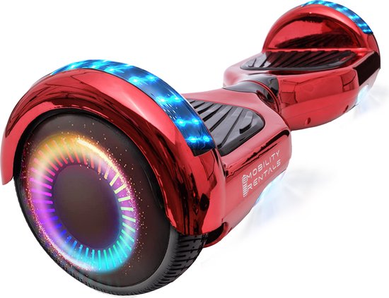 E-Mobility Rentals Hoverboard Met Hoverkart Roze - Regular Neon Rood ...