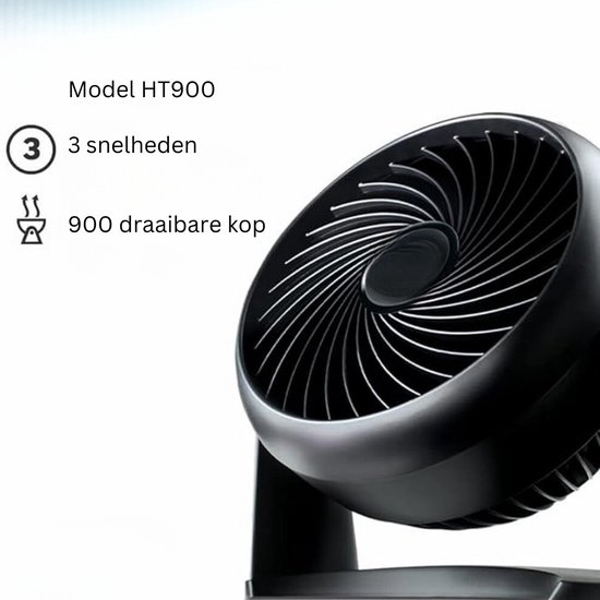 Vloerventilator - Tafelventilator - Tafelventilator - Ventilator - Zwart - 30W | bol