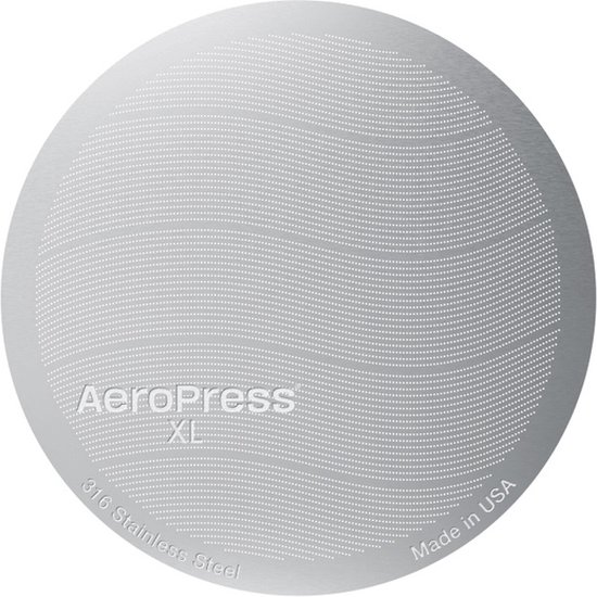 Aeropress XL filter - Stainless Steel - Herbruikbaar - 178 micron ...