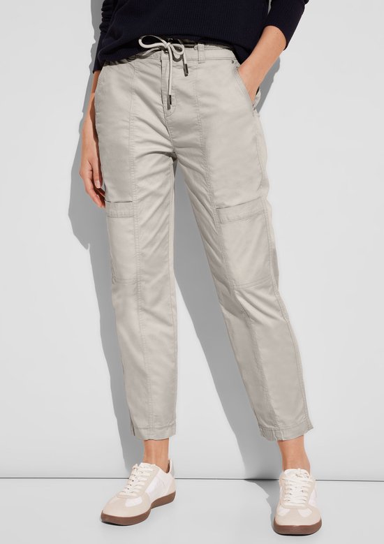 Street One Style QR Bonny Cargo Dames Broek - dolomite stone - Maat 38 ...