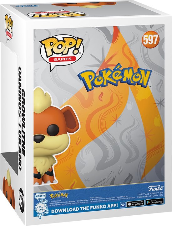 Pop Games: Pokémon - Growlithe Funko Pop #597 | bol