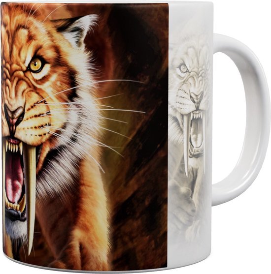 Sabeltand Tijger Sabertooth - Mok 440 ml | bol
