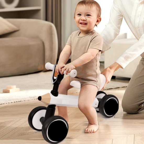 Loopfiets 1 Jaar Met Duwstok - Loopwagen 1 Jaar | bol