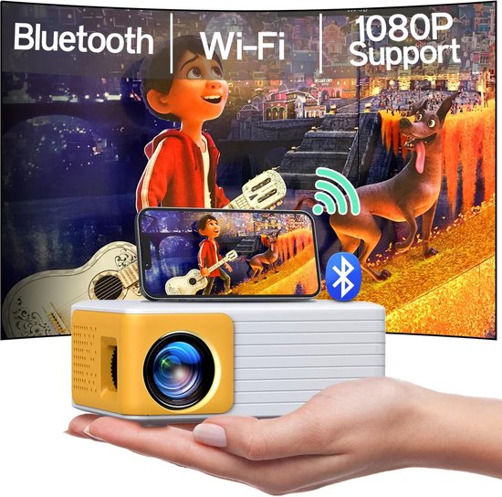 Projector - Mini Beamer - Full HD - USB - Draagbaar - Geschenk | bol