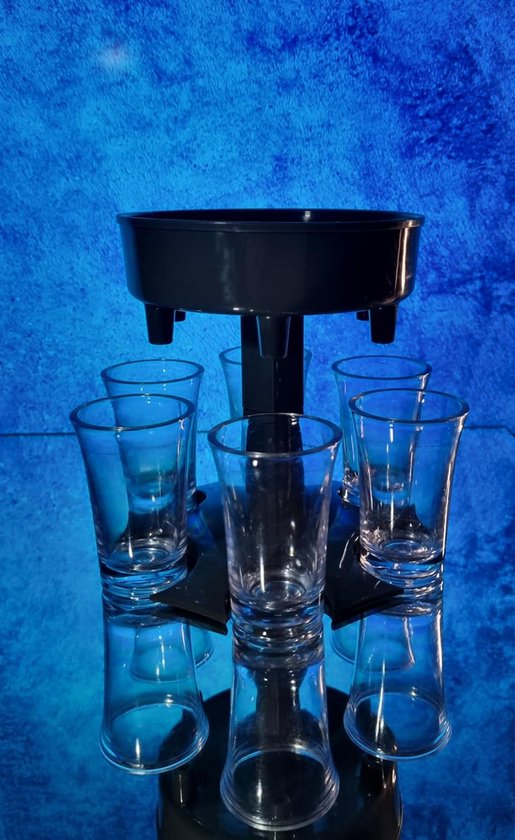 Shotdispenser, 6 borreldispensers en -houders, shot dispenser Six Ways ...