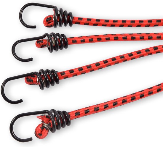 JUMBO Snelbinder Set - 4x Snelbinders 45cm Rood - Fiets ...