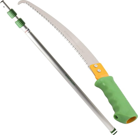Telescopische takkenzaag, handzaag 50 cm en telescoopstang tot 240 cm ...