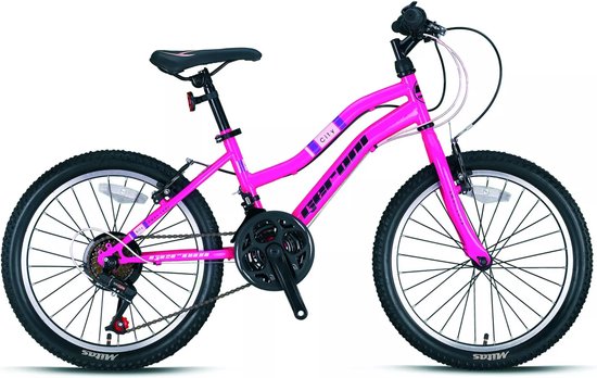 In And OutdoorMatch Kinderfiets met 21 Harley - 20 inch - Dames/meisje ...