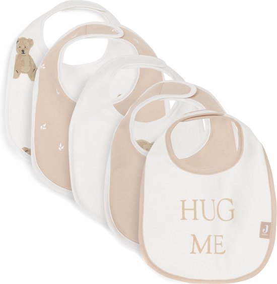 Jollein Baby Slab - Teddy Bear/Harvest - 5pack | bol