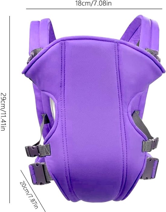 Babydrager voor pasgeborenen, ergonomische buikdrager, rugdrager, licht ...