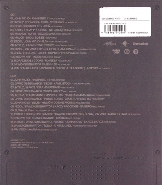 Step Records - Rap Najlepszej Marki vol. 3 [2CD], Intruz | Muziek | bol