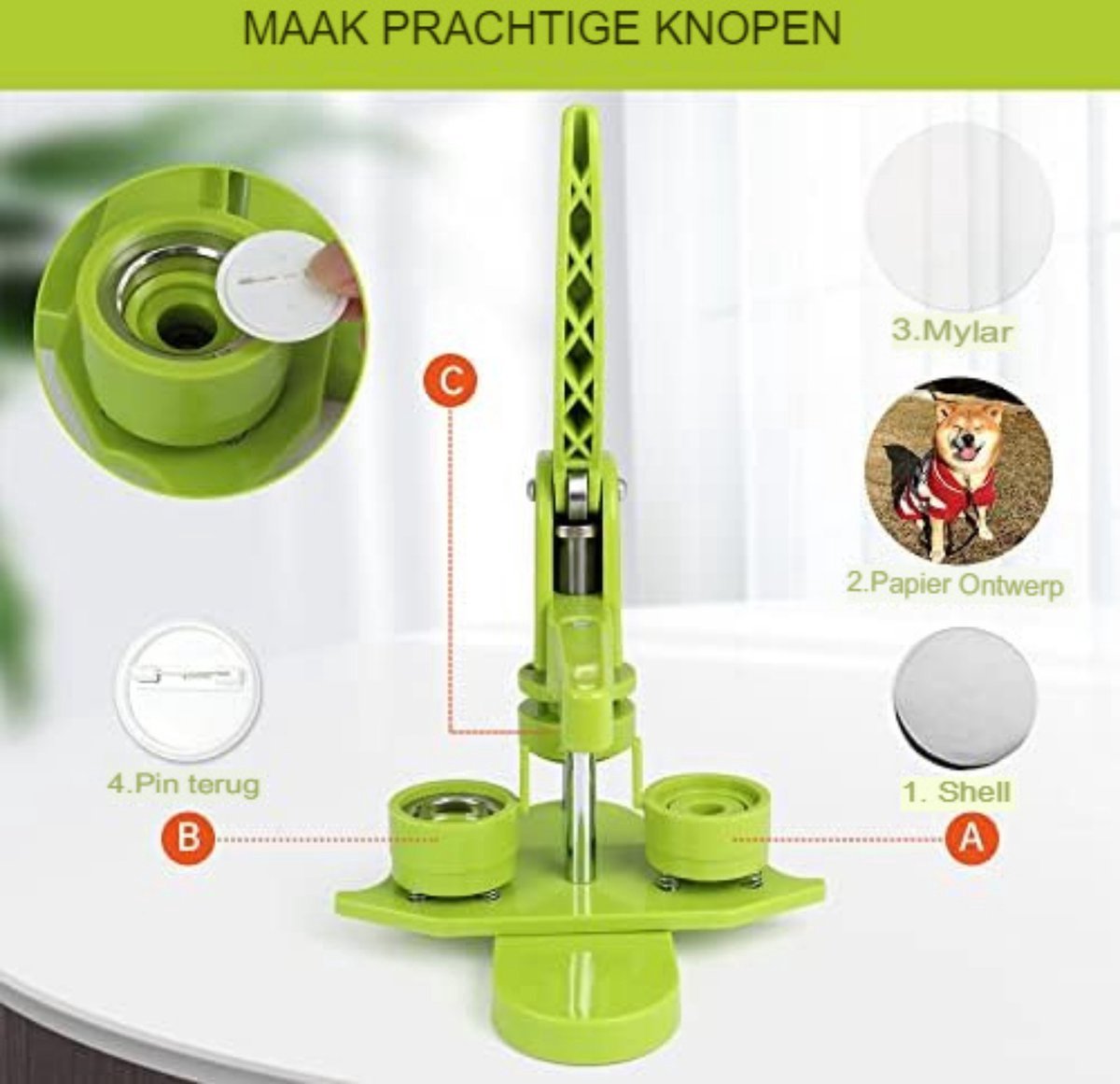 Buttonmachine - Buttons Maken - Badge Maker | bol.com