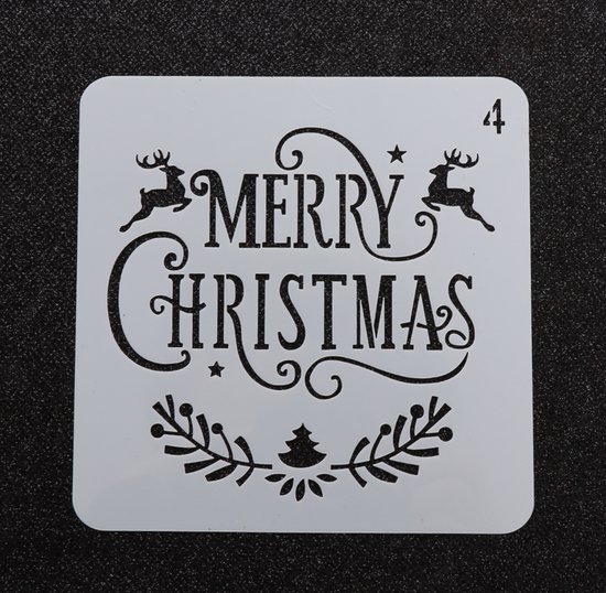 Hiden | Kerst Sjabloon - Tekenset - Sjablonen - Kerstboom ...