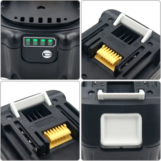 Makita 18v vervangende accu - 6.0Ah - BL1860 - Led display - 6000mAh - compatibel 18v... | bol