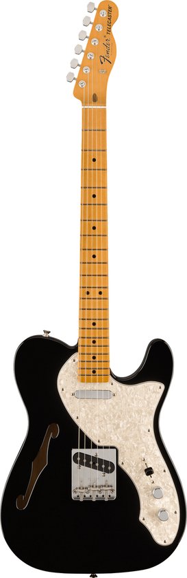 Fender Vintera II 60's Telecaster Thinline, Black MN - Elektrische ...