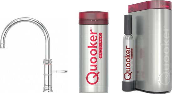 Quooker Classic Fusion round met PRO3 boiler en CUBE reservoir 5-in-1 ...
