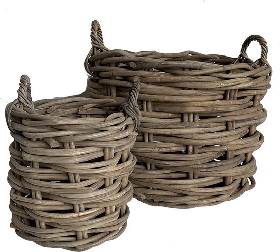 Rotan Mand L - 42x48 cm | bol