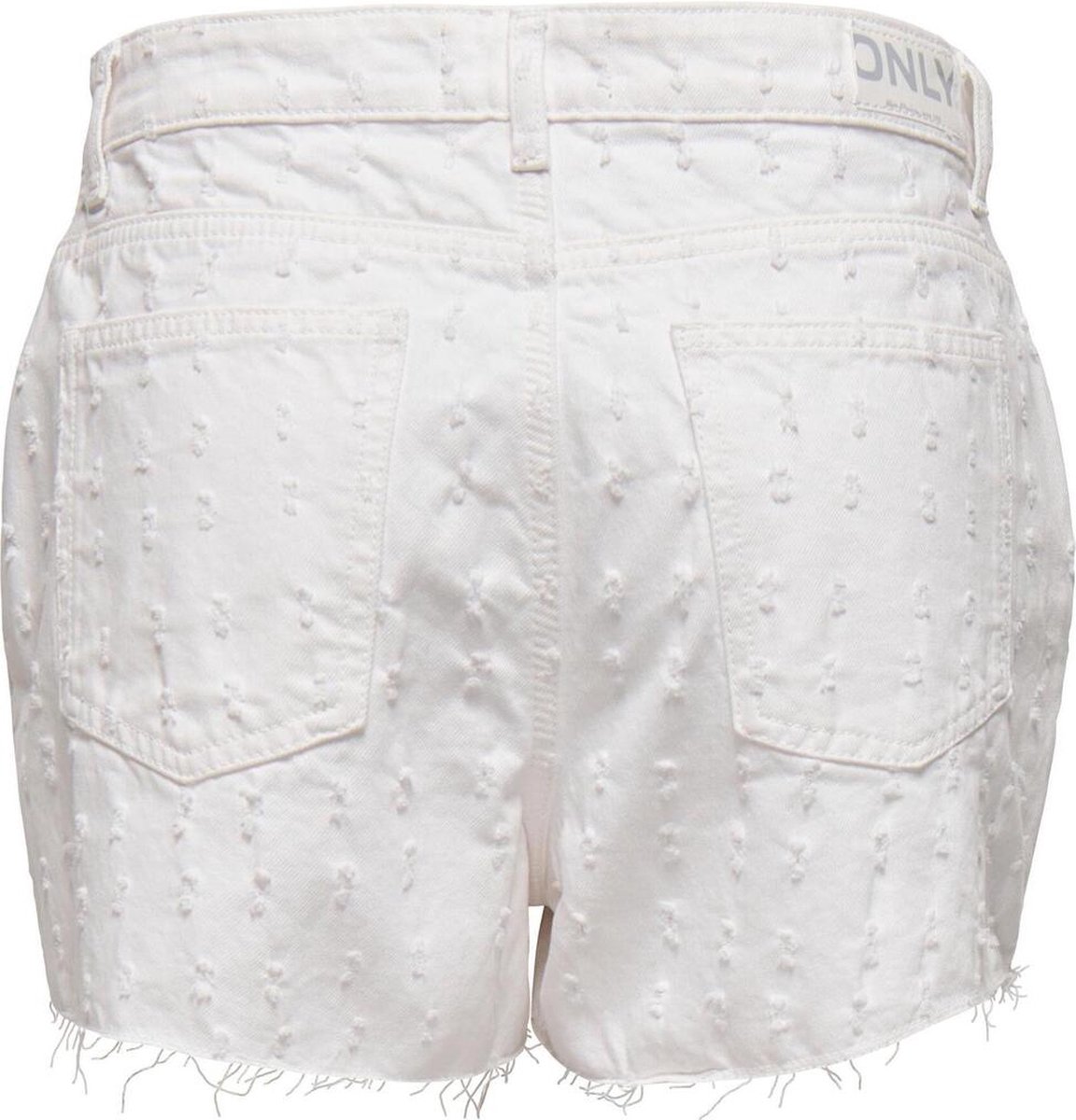 Only Broek Onltexas Reg White Punch Dnm Skort 15303809 Off White Dames ...