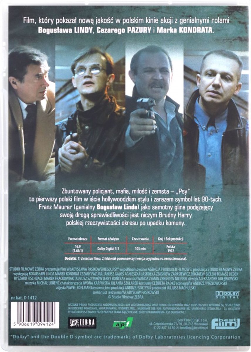 Psy [DVD] (Dvd), Bogusław Linda | Dvd's | bol