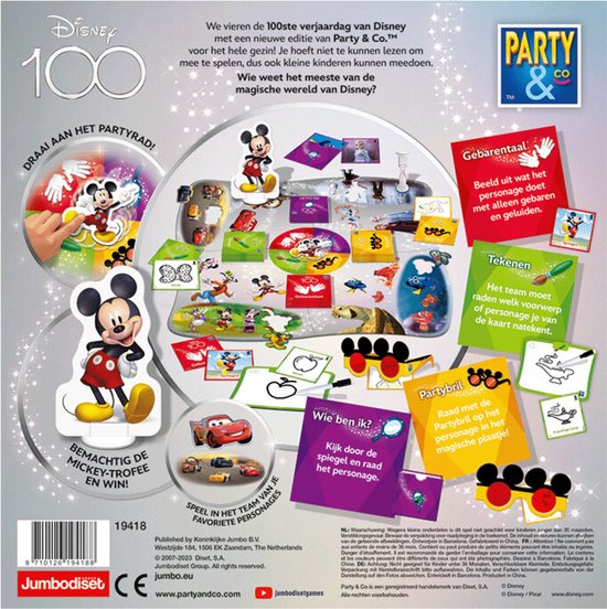 Jumbo Party & Co Disney Bordspel - Familiespel | bol