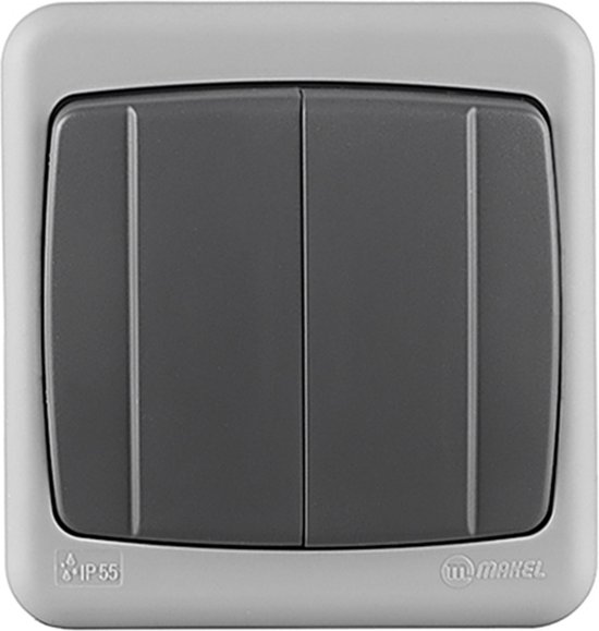 Serieschakelaar voor Buiten – Schakelaar – Waterdicht IP55 - Opbouw ...