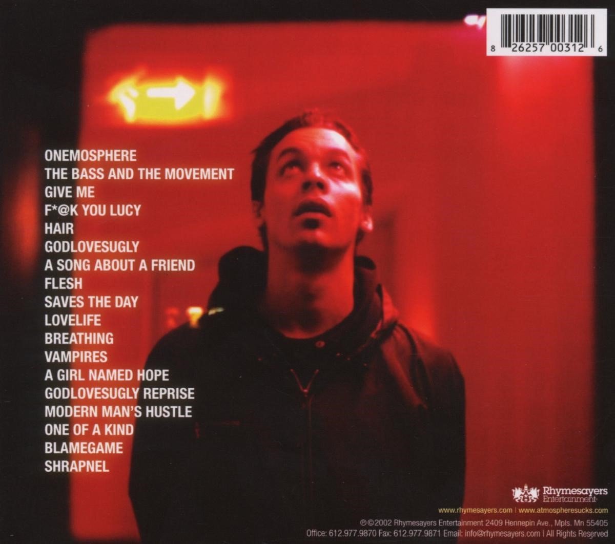 Atmosphere - God Loves Ugly (CD), Atmosphere | CD (album) | Muziek ...