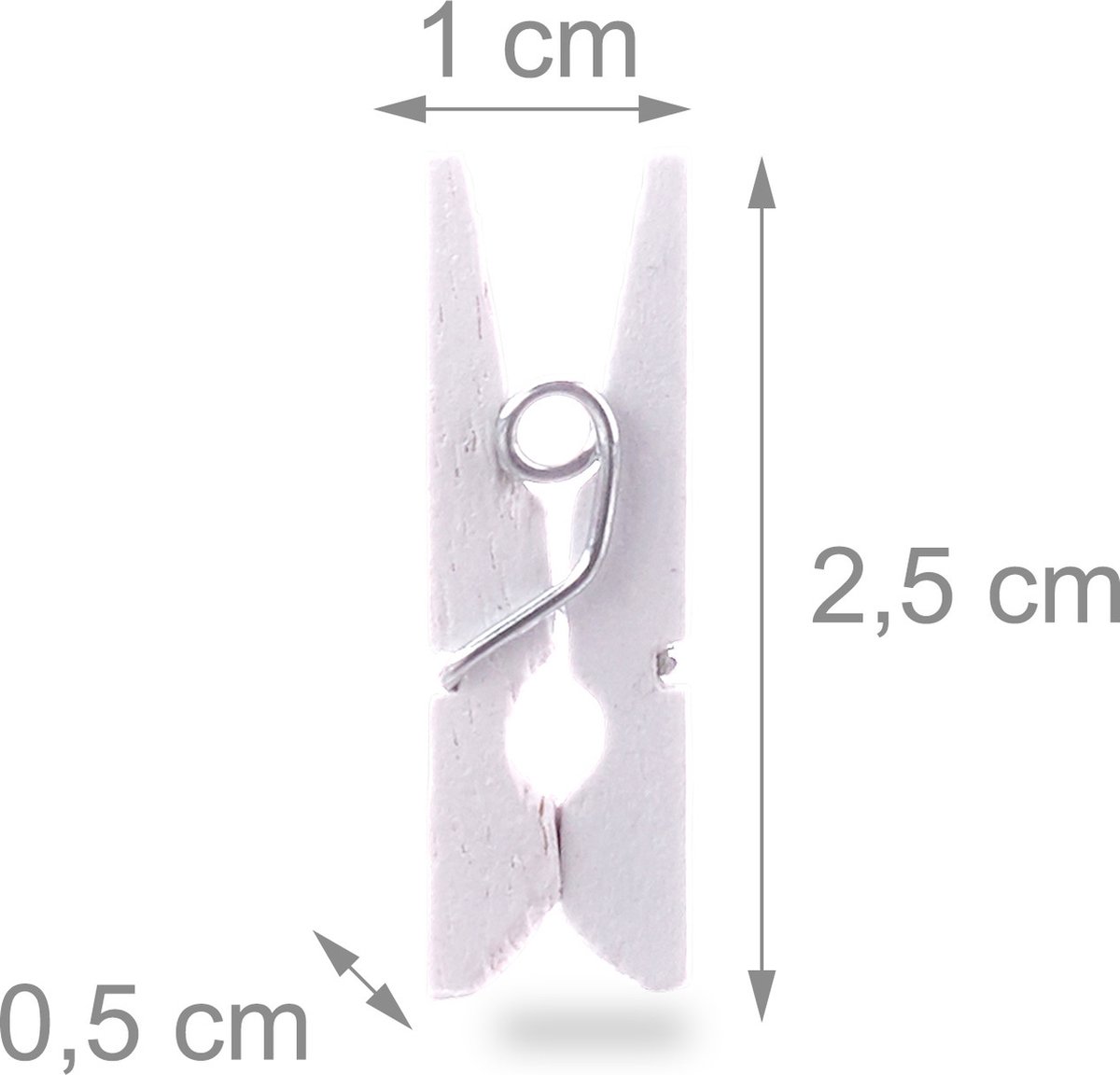 Relaxdays 100x mini houten wasknijpers - 100 stuks - sierknijpers ...