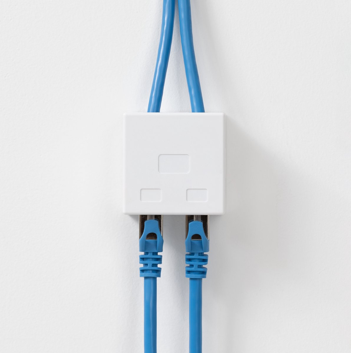 kwmobile 5x CAT6a opbouw netwerkcontactdoos -2 poorten ...