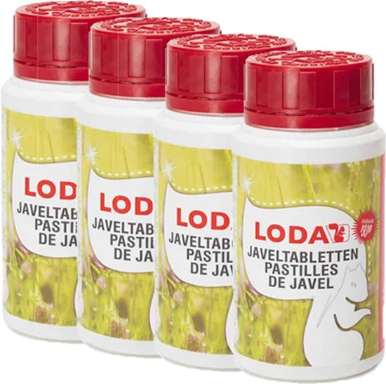 Loda Javel Tabletten - 4 x 50 stuks | bol.com