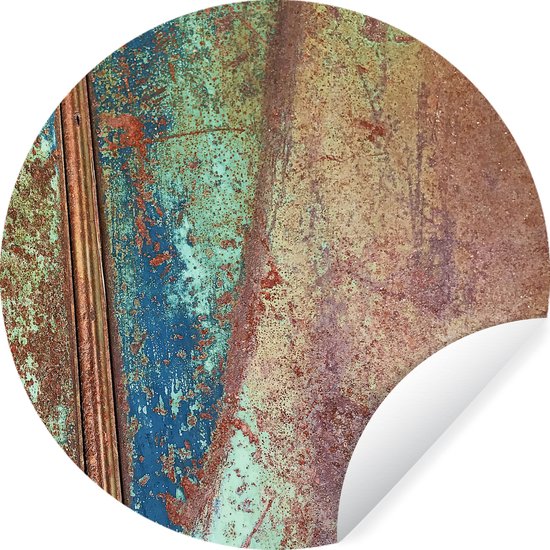 Behangcirkel - Roest - Metaal - Staal - 140x140 cm - Muurcirkel ...