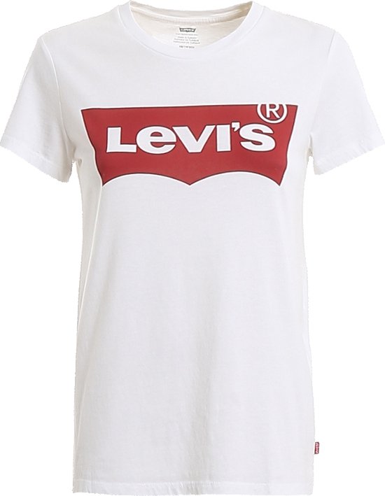 Levi's The Perfect Tee 173690053, Vrouwen, Wit, T-shirt, maat: M | bol