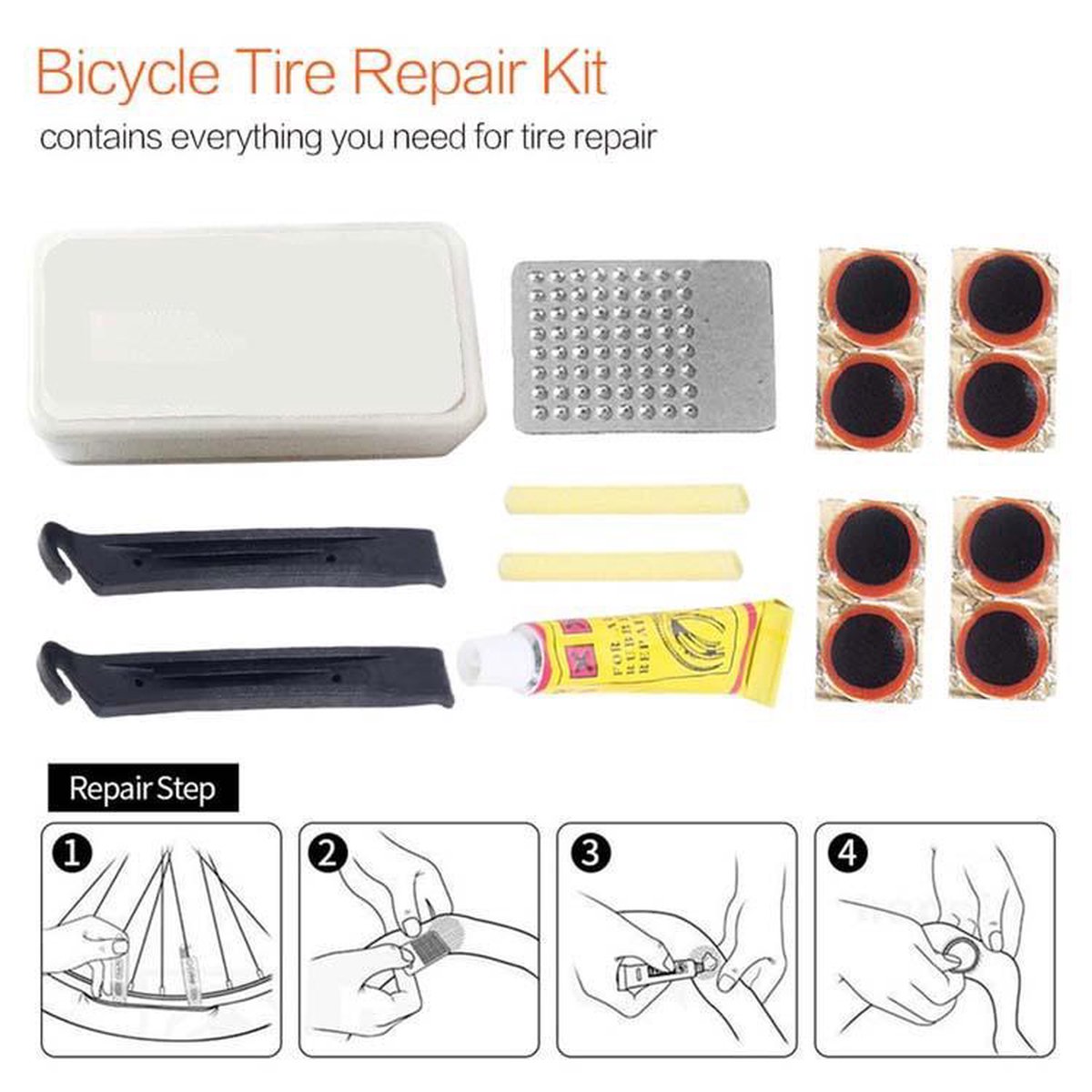Mountainbike Fiets Reparatie Tools Fietsen Flat Tire Repair | bol.com