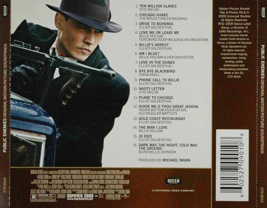 Public Enemies, Original Soundtrack | Muziek | bol