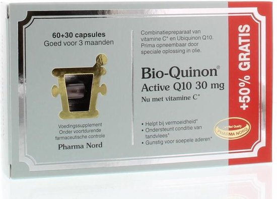 Bio-Quinon Q10 Active 60+30 Caps | bol.com