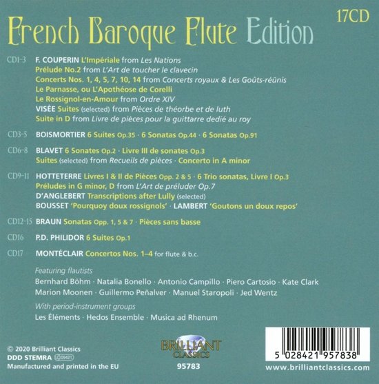 French Baroque Flute Edition (CD), various artists | CD (album ...