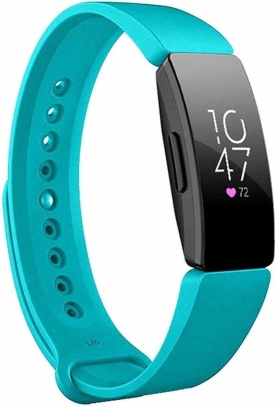 Fitbit Inspire silicone band (turquoise) - Afmetingen: Maat S | bol