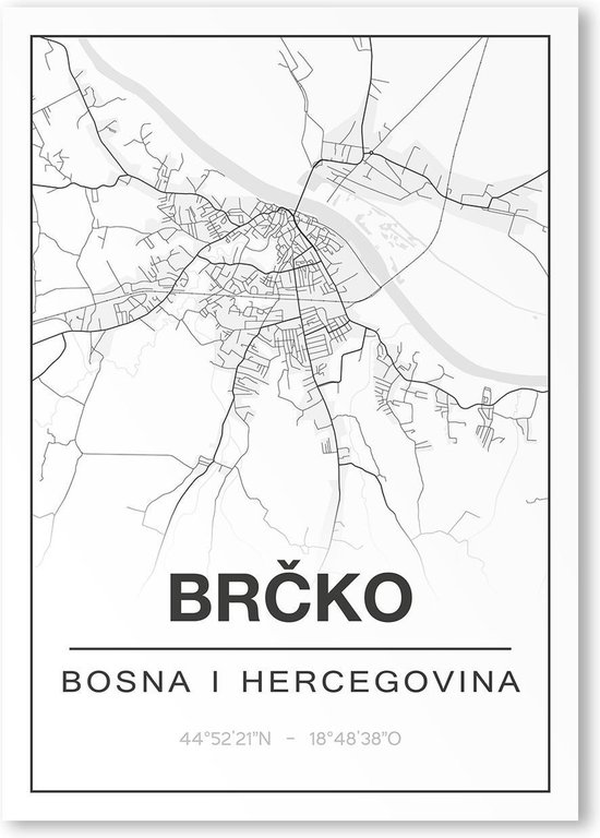 Poster/plattegrond BRC?KO - A4 | bol