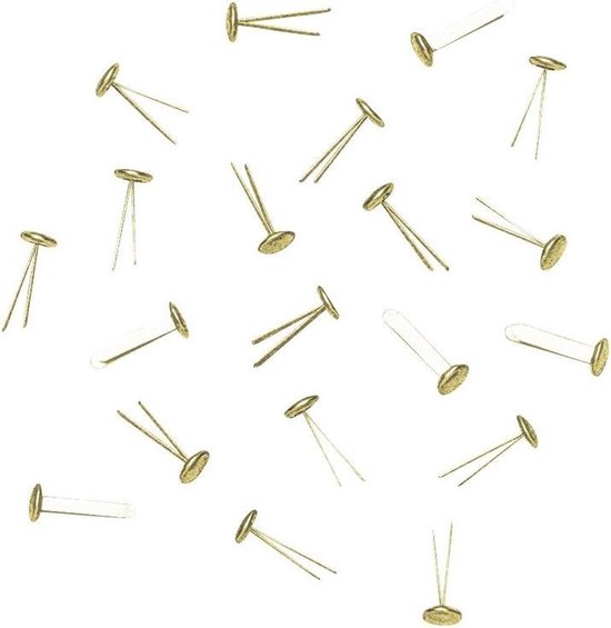 54x Splitpennen goud in doosje - Splitpennen/hobbymaterialen | bol