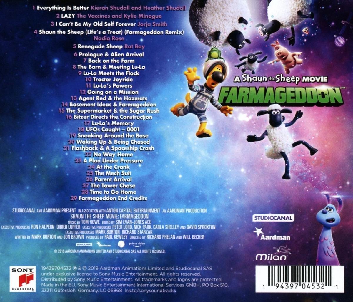 A Shaun The Sheep Movie: Farmageddon, Tom Howe | CD (album) | Muziek ...