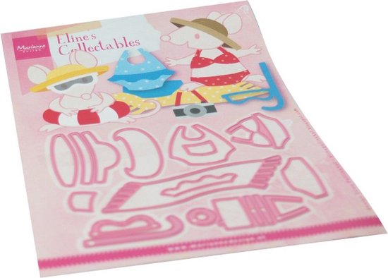 Marianne Design Collectables Snij en Embosstencil - Eline's Strandkleding | bol