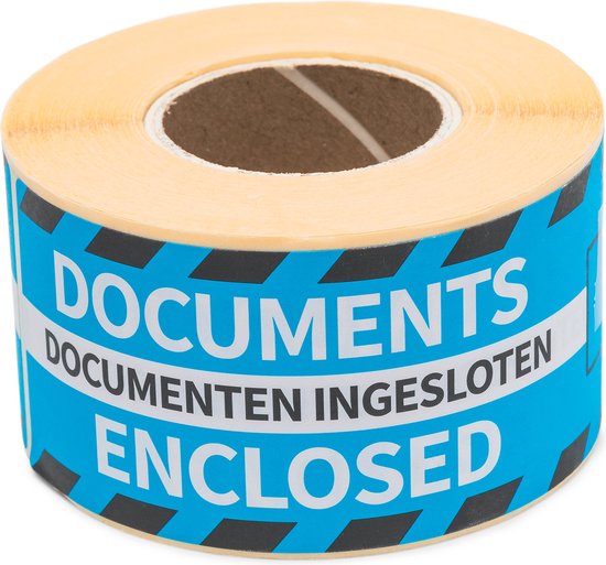 Raadhuis gevaaretiketten - documenten ingesloten - 250 stuks - sticker ...