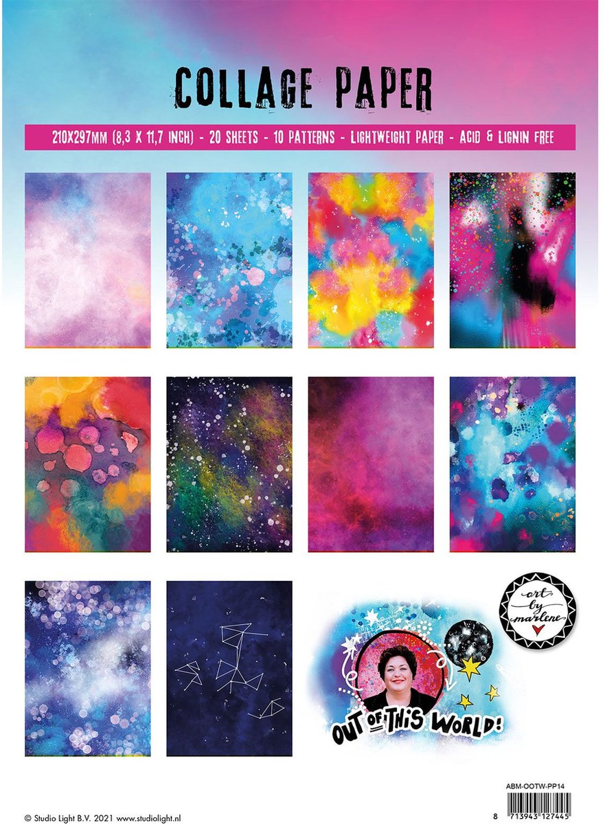 Studio Light Paper Pad ABM Out of this World nr.14 ABM-OOTW-PP14 A4 ...