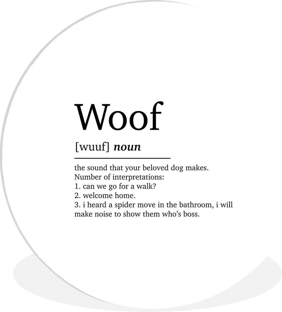 Wall Circle - Wall Circle Indoor - Citations - Woof - Définition Woof ...