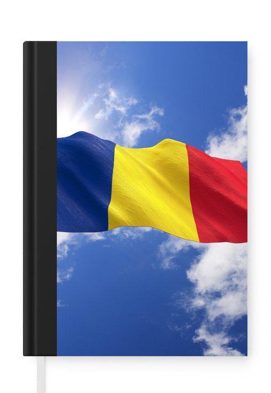 Carnet - Cahier d'écriture - Le drapeau de la Roumanie flotte dans le ...