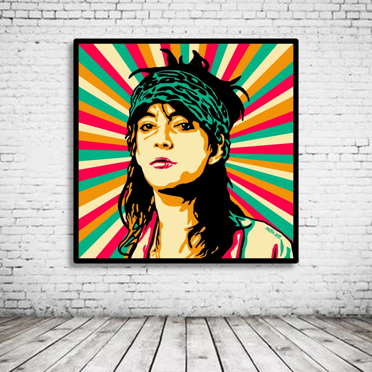 Affiche Pop Art Patti Smith - Papier photo 90 x 90 cm Mat 180 gr ...