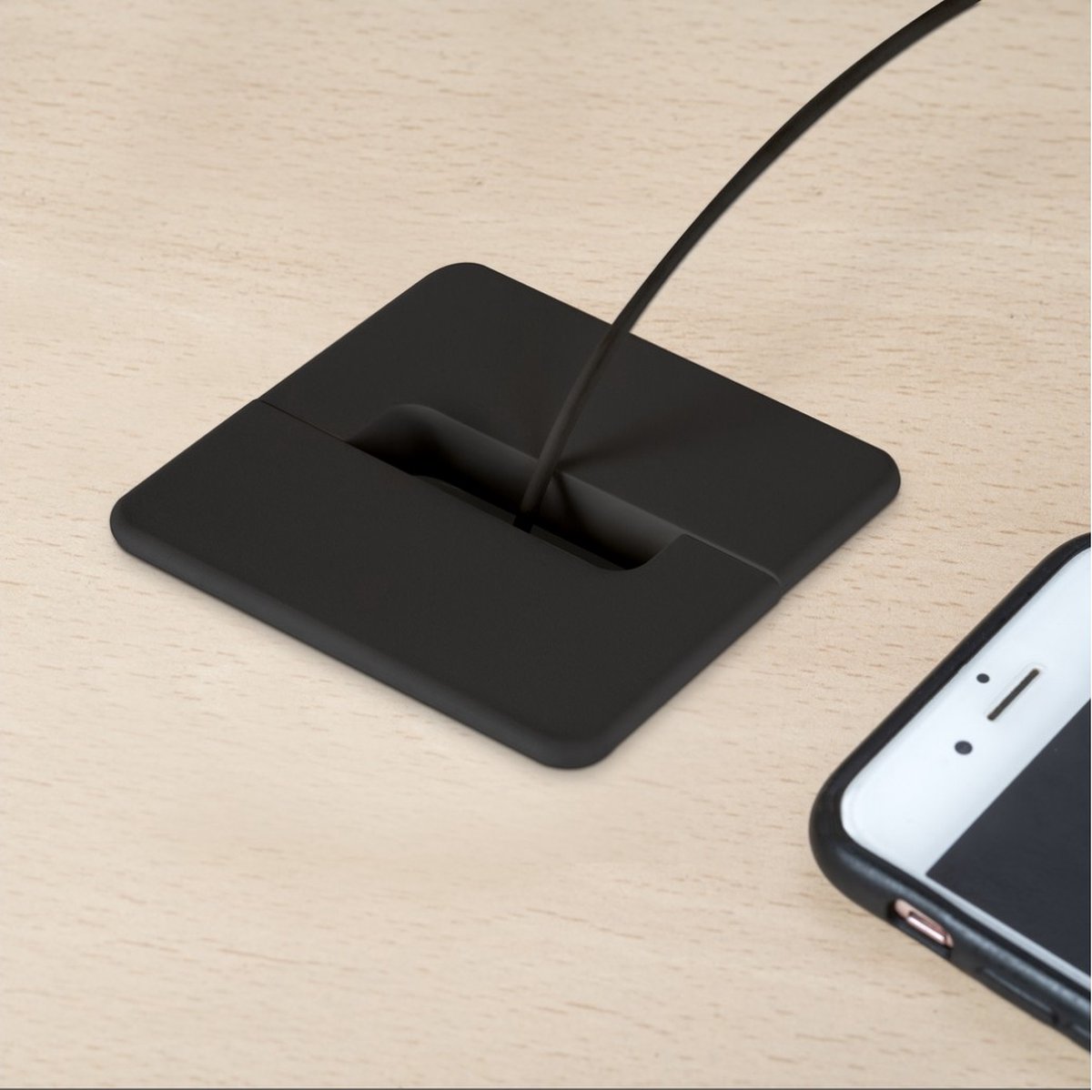 Eleganca kabeldoorvoer – kabelgat voor bureau – kabeldoorvoer zwart ...