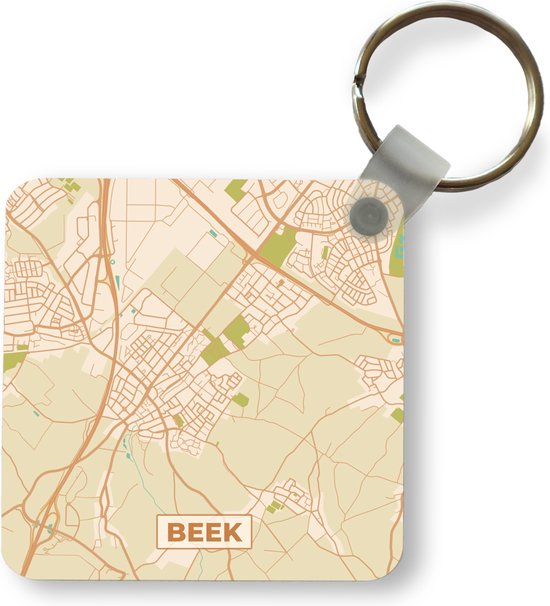 Sleutelhanger - Uitdeelcadeautjes - Beek - Kaart - Plattegrond ...