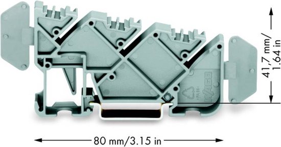 WAGO 812-140 Verzamelraildrager 25 stuk(s) | bol