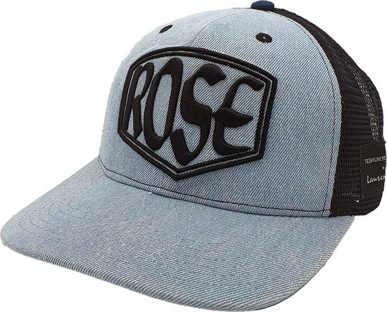 Lauren Rose Trucker Snapback Pet - Light Denim Jeans - One Size - Blue | bol