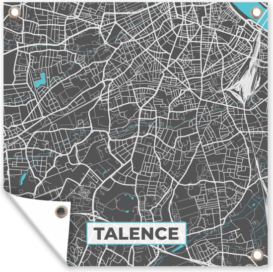 Tuin poster Talence - Stadskaart - Kaart - Frankrijk - Plattegrond ...